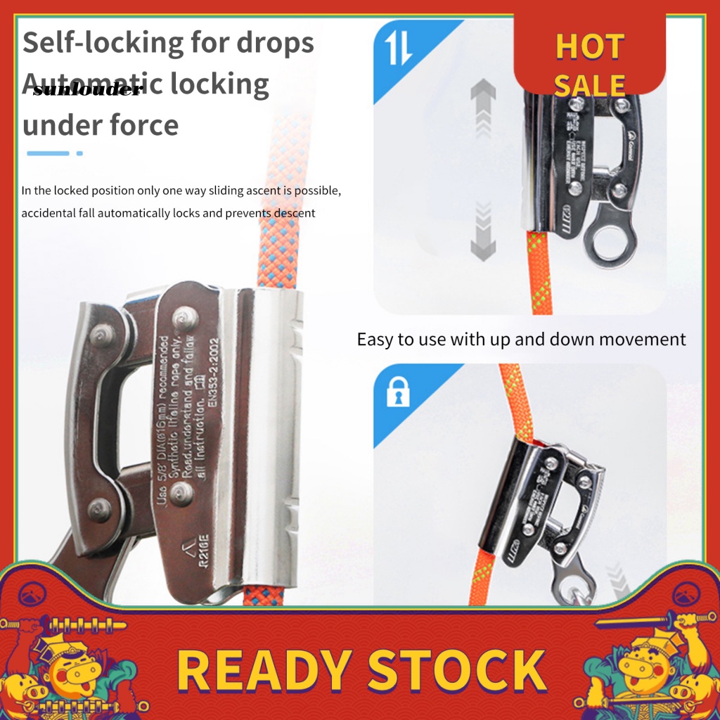 SL Widely Applied Fall Arrester Safety Rope Anti-falling Self-locking ...