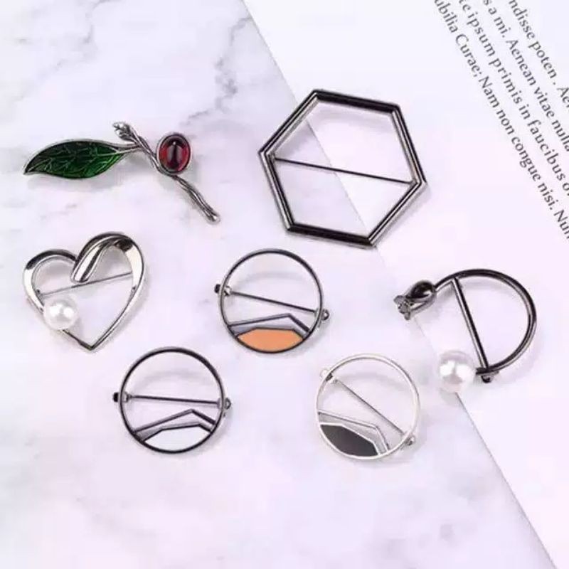 Love Silver Brooch / Present Brooch / Elegant Brooch / Hijab Brooch ...