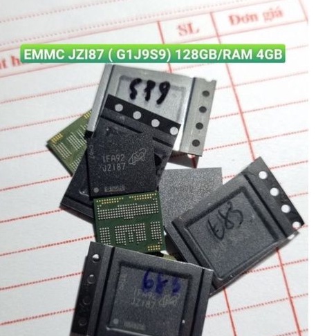 Emmc bga 254 hard drive ic JZI87 G1J9S0 memory RAM 4GB ROM 128GB ...