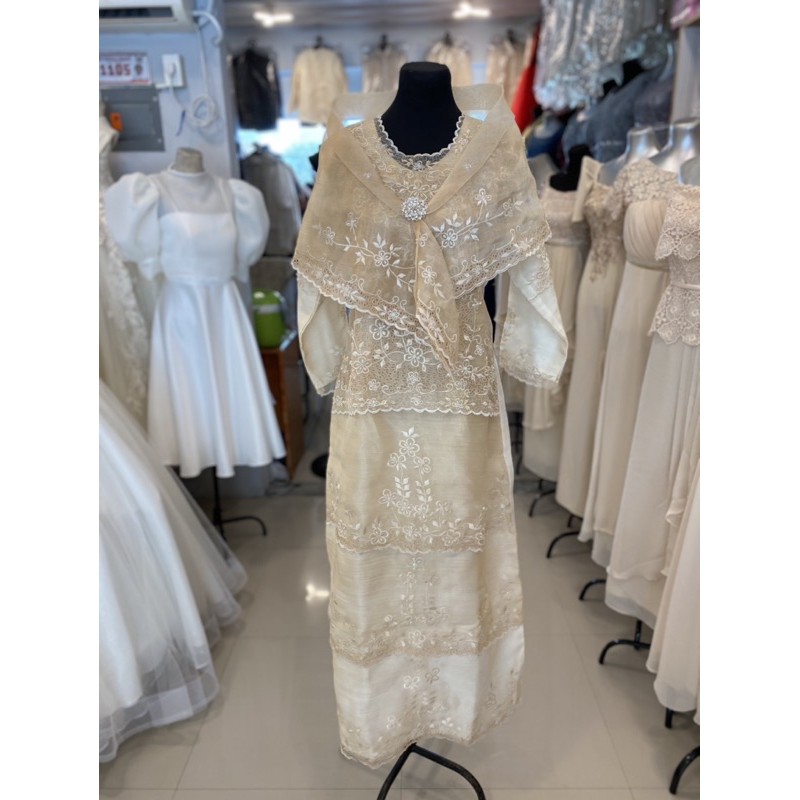 alampay longsleeve embroidered ( mother of the bride, Filipiñiana ...