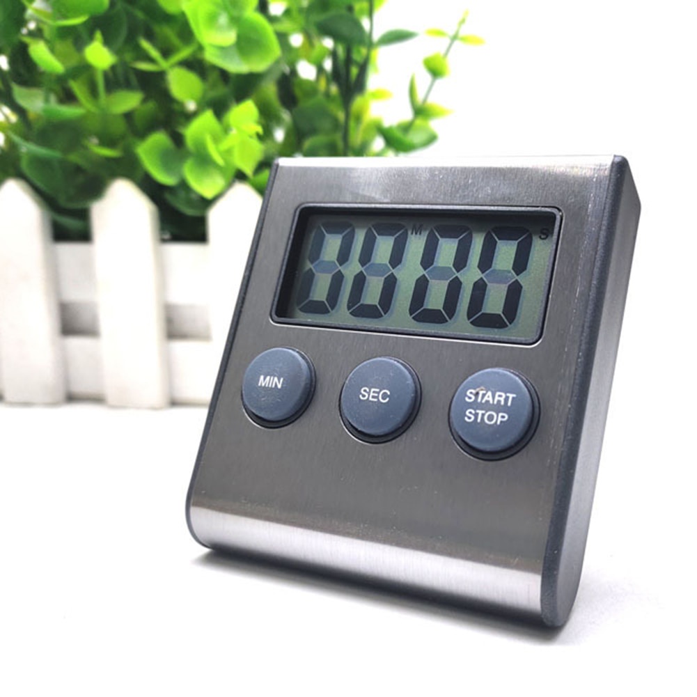 Digital Screen Kitchen Timer Large Display Digital Timer Square Cooking ...