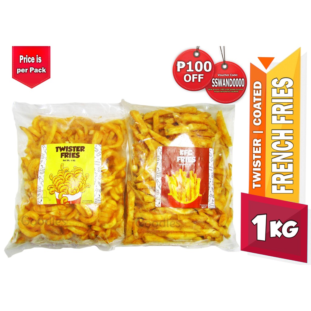 METRO MANILA ONLY - MCDO Twister Fries KFC Fries Coated French Fries ...