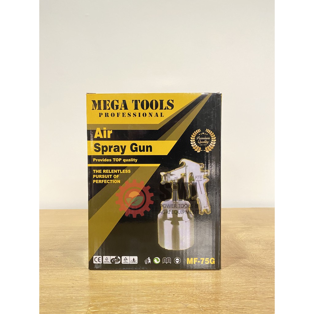 MEGA Air Spray Gun 400ML Gravity Type MF75G MF75S | Shopee Philippines