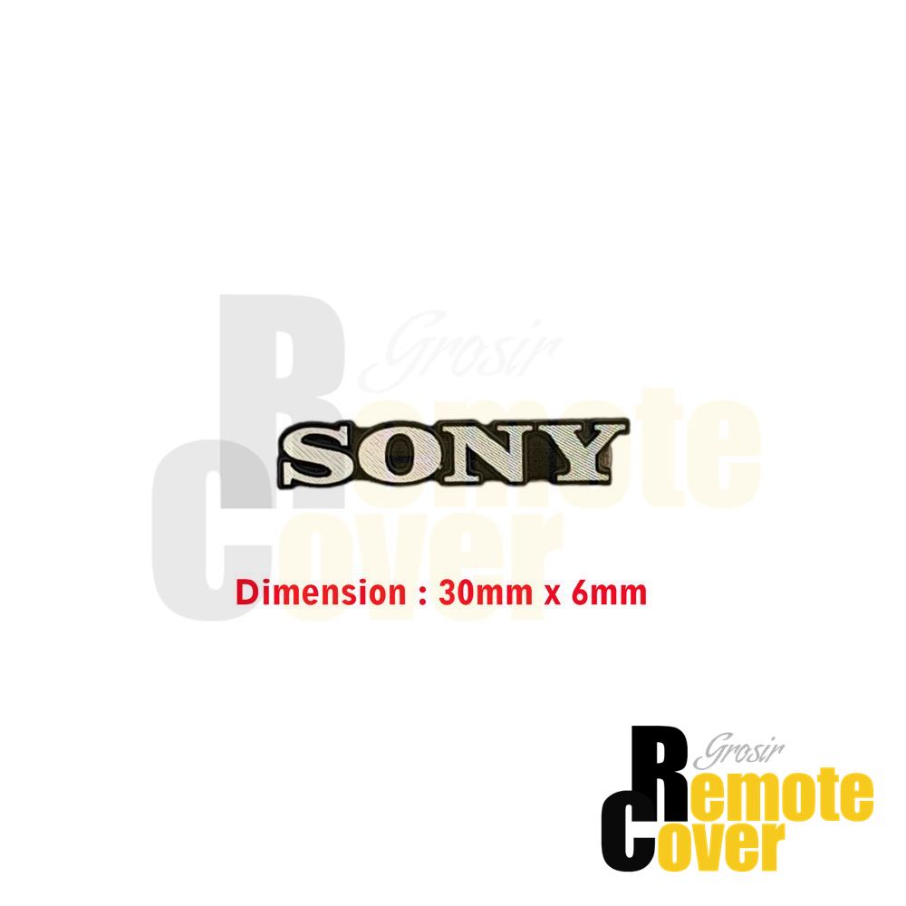 Aluminum Emblem Sticker Decals 3D SONY Logo Audio Speaker | Shopee ...