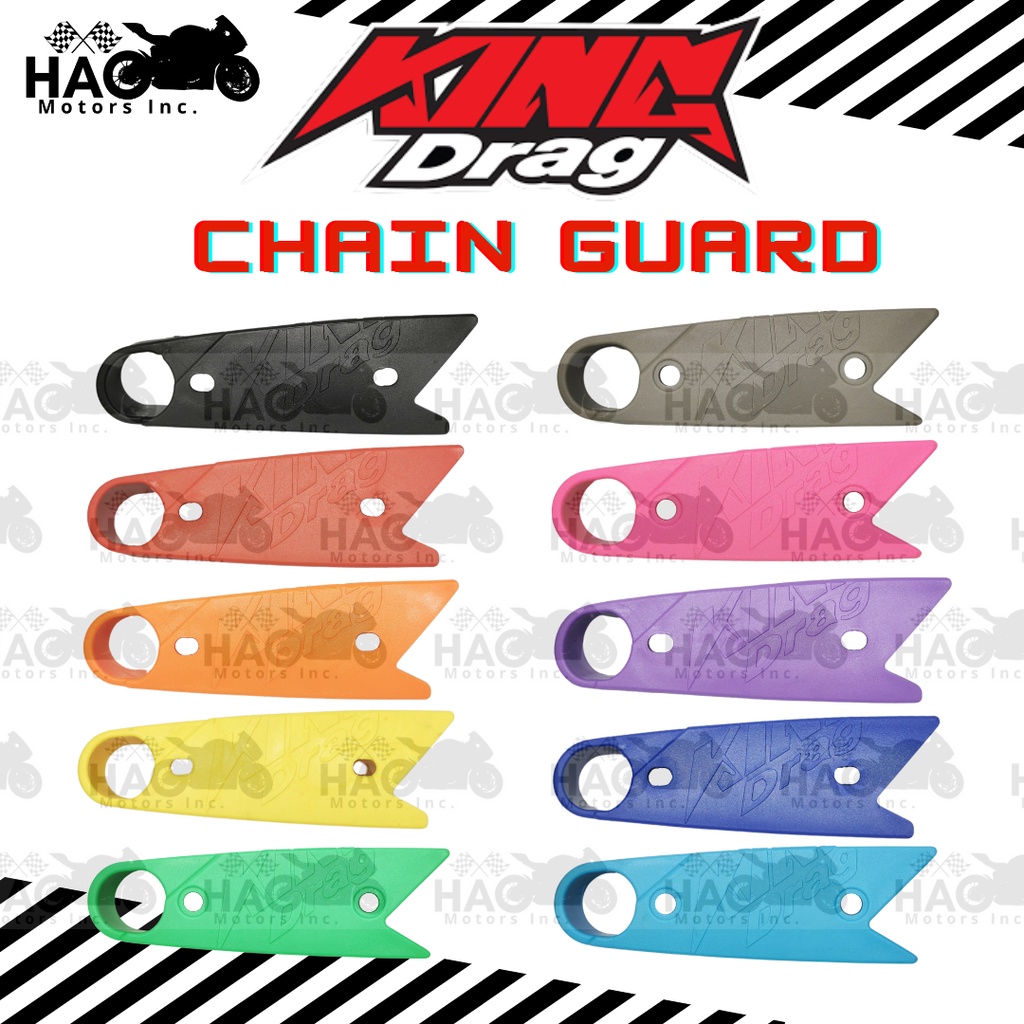 KING DRAG UNIVERSAL CHAIN GUARD RUBBER/ CHAIN GUIDE LC150/ RAIDER 150 ...