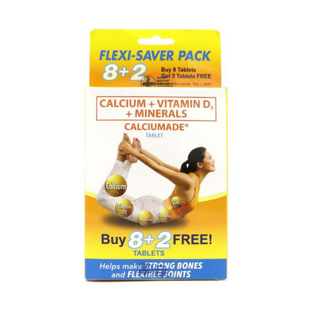 Calciumade (8+2 SAVER PACK) - 10 TABLETS | Shopee Philippines