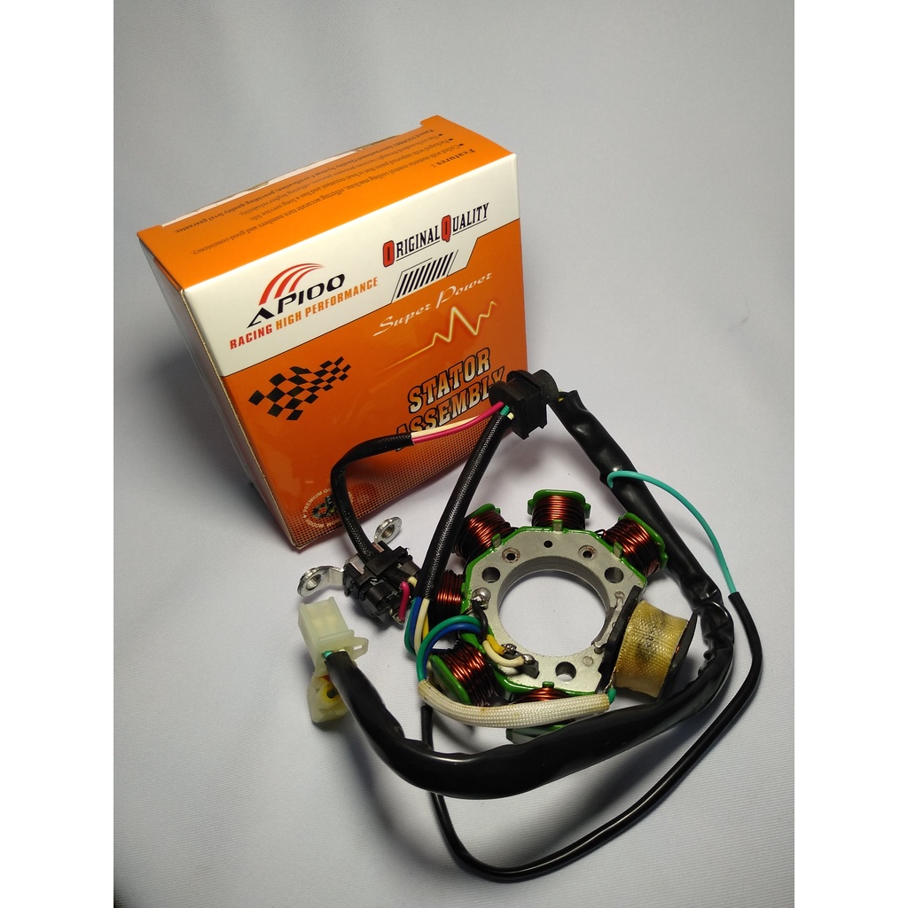 Stator Coil Assembly (XRM, Wave, TMX, Lifan, Barako, Fury, STX, CT100 ...
