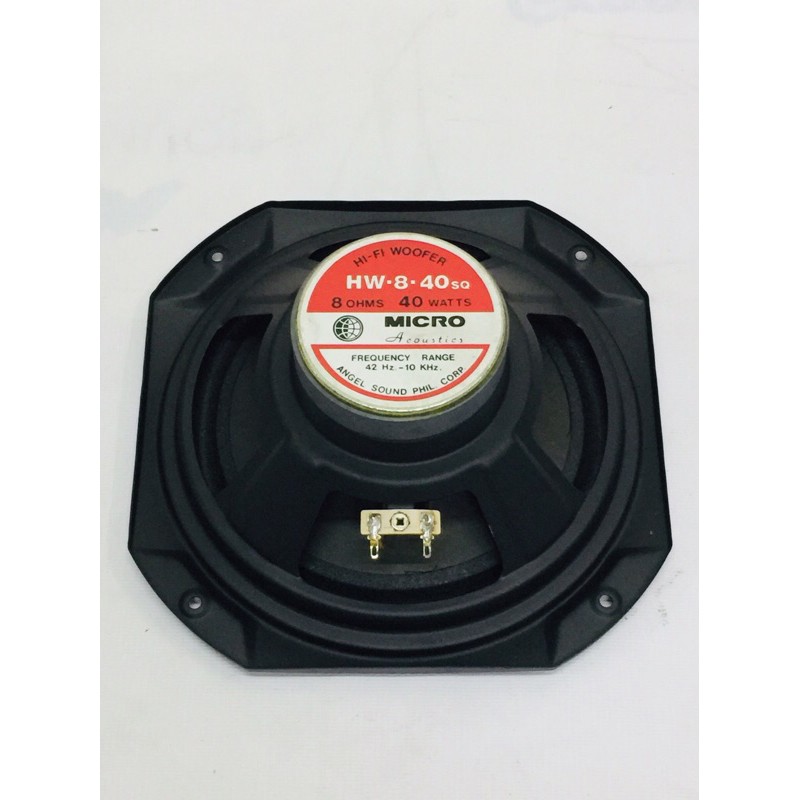 MICRO ACOUSTIC HW-8-40 SQ HI FI WOOFER | Shopee Philippines