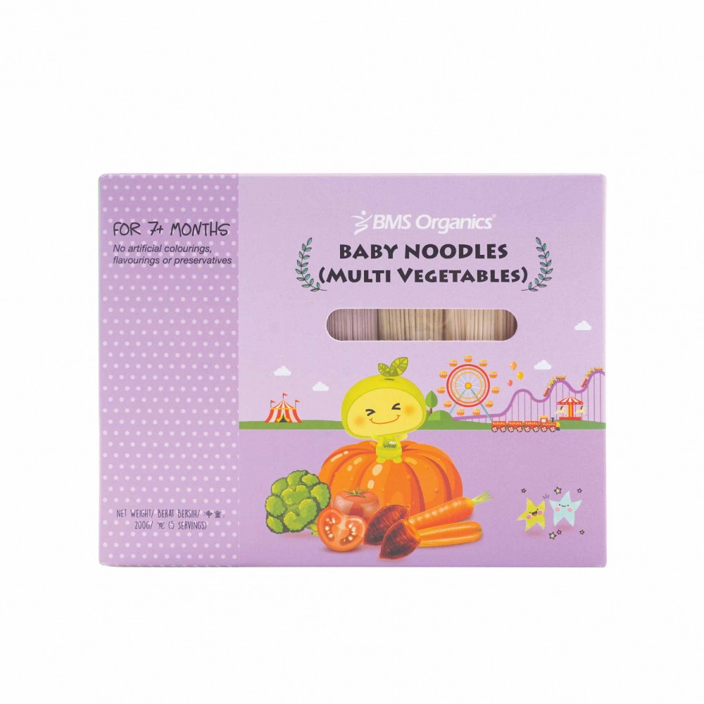 BMS Organics-Baby Noodles (Multi-vegetables) (200g) | Shopee Philippines