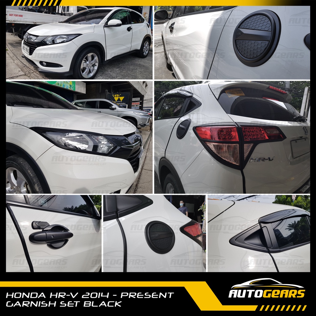 Honda HR-V HRV (2014 - 2018) Matte Black Garnish Set | Shopee Philippines