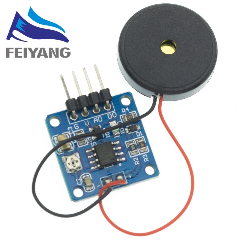 Piezoelectric shock tap sensor Vibration switch module piezoelectric ...