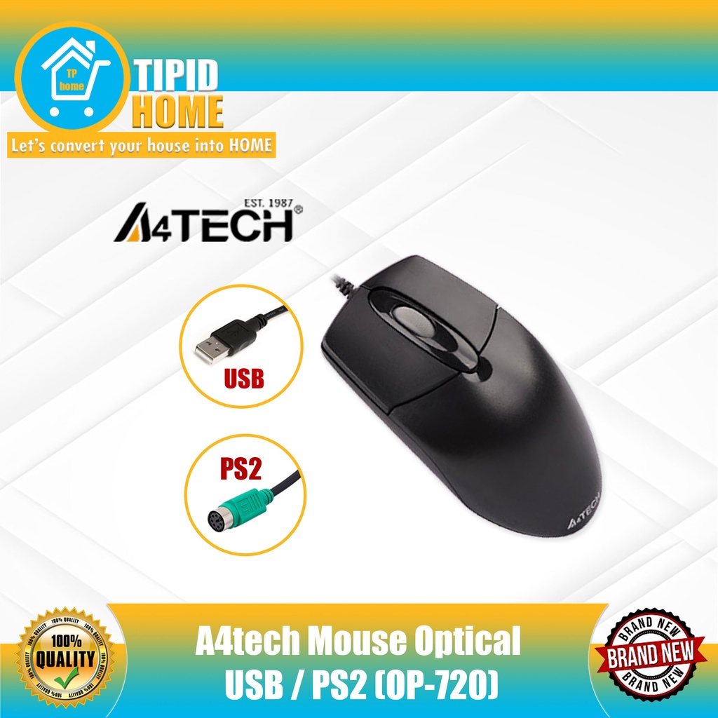A4tech Mouse Optical USB / PS2 (OP-720) | Shopee Philippines