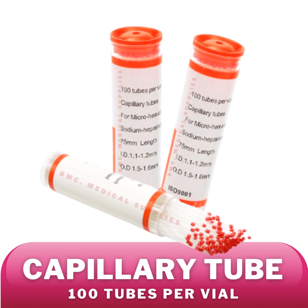 Capillary Tube | Kingmed 100's Tubes 3xBubblewrap for EXTRA CARE ...