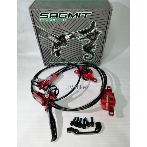 NEW SAGMIT EDISON 2.0 MOUNTAIN BIKE HYDRAULIC BRAKE SET ALLOY | Shopee ...