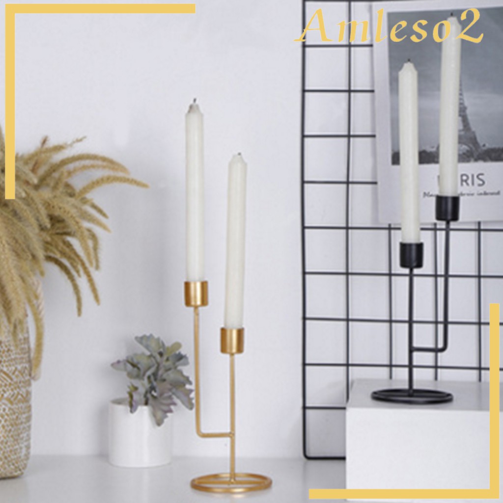 [AMLESO2] 9inch High Pillar Candleholder Romantic Dining Table Decor ...