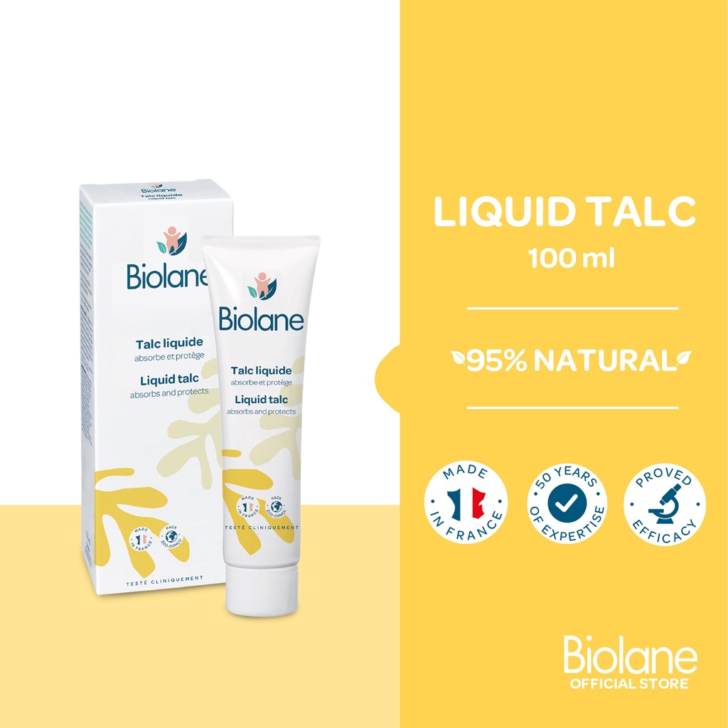 Biolane Liquid Talc 100ml – Hypoallergenic, Non-Powder Cream for Baby’s ...