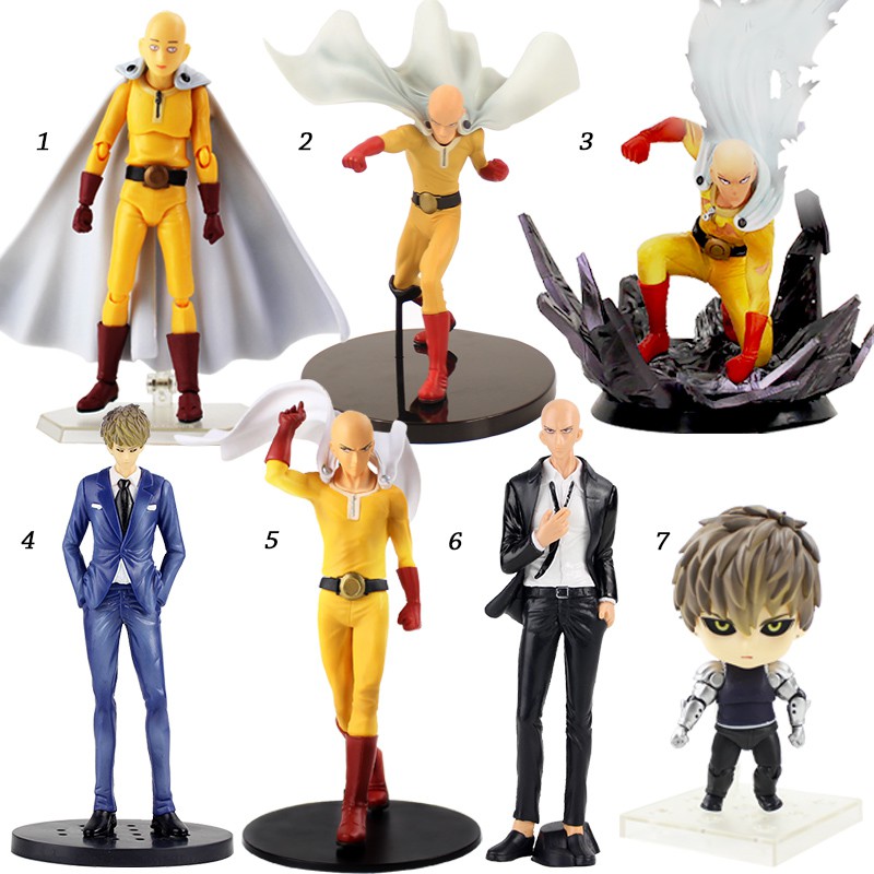 DXF Anime ONE PUNCH MAN Saitama Figure Toys Saitama figma Genos ...