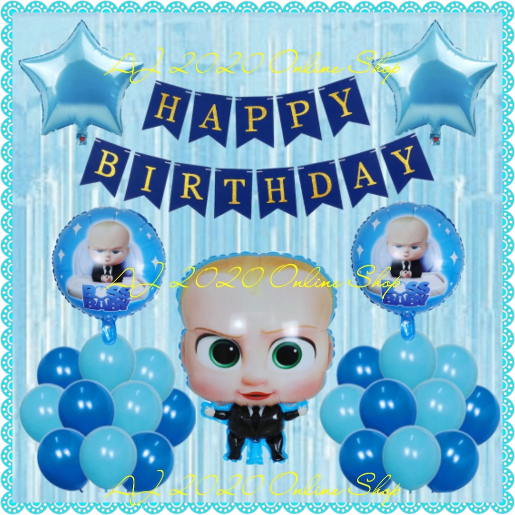Birthday Set #8000125 Baby Boss Theme Party Set Decoration package ...
