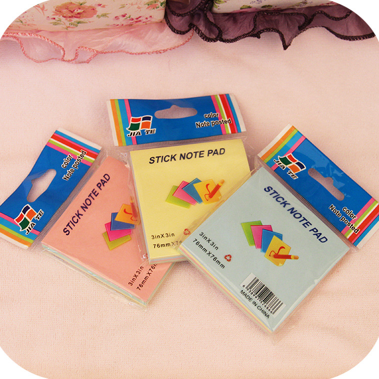 Sticky Notes Assorted Color 100 Sheets School & Office Supplies ...