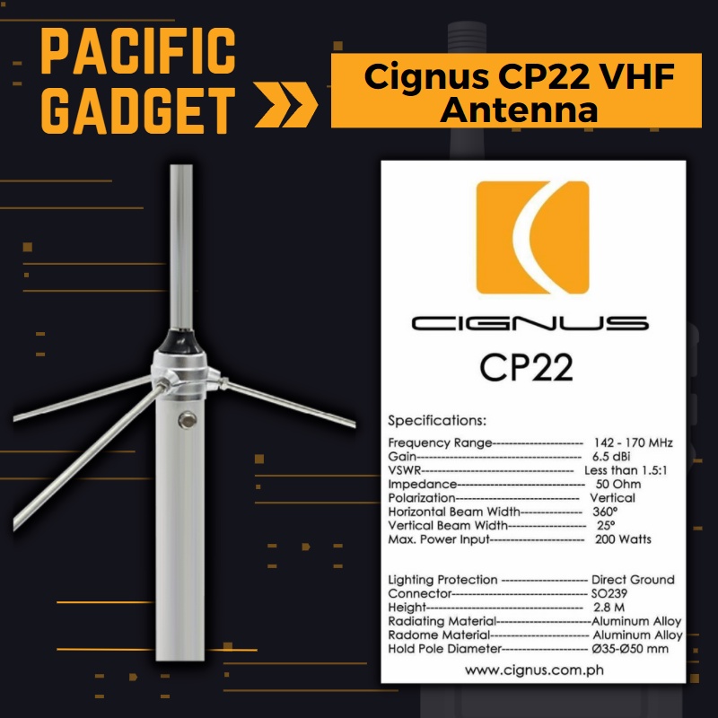 Cignus CP22 VHF Outdoor Antenna | Shopee Philippines