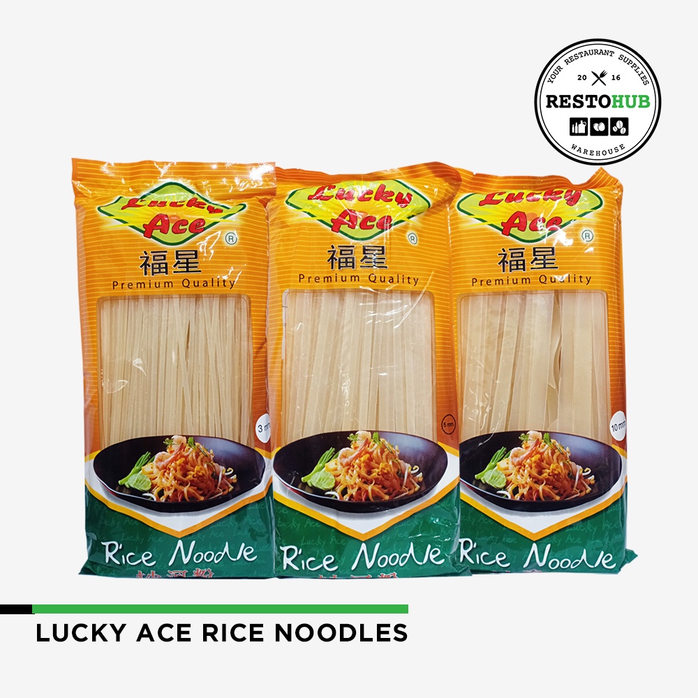 Lucky Ace Rice Noodles 3mm / 5mm / 10mm ( 375g ) | Shopee Philippines