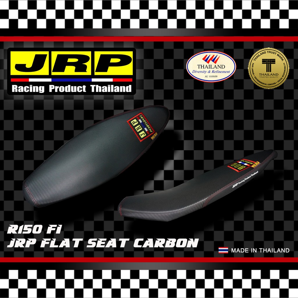 JRP FLATSEAT DRY CARBON NEW LOGO R150 FI | Shopee Philippines