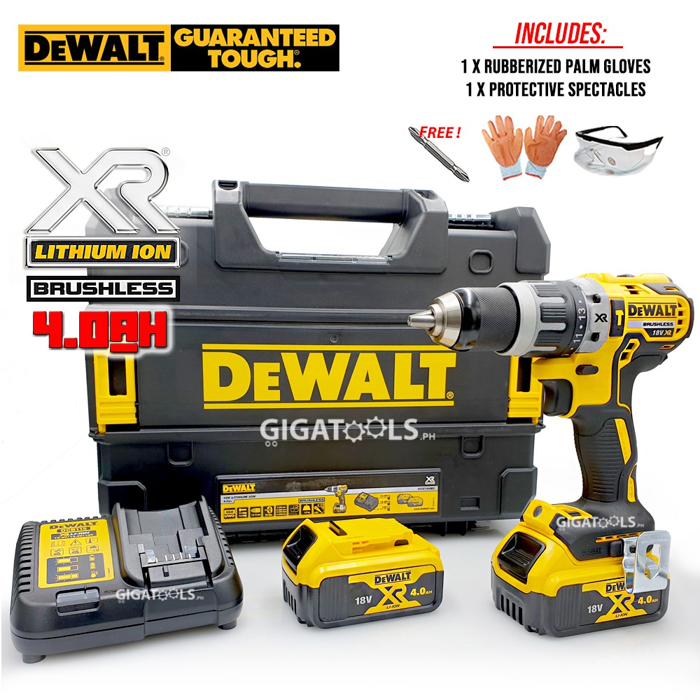 DeWalt DCD796M2 20V Brushless Cordless Hammer Drill Driver w FREE Screw Bit and VARIANTS DCD796 Shopee Philippines
