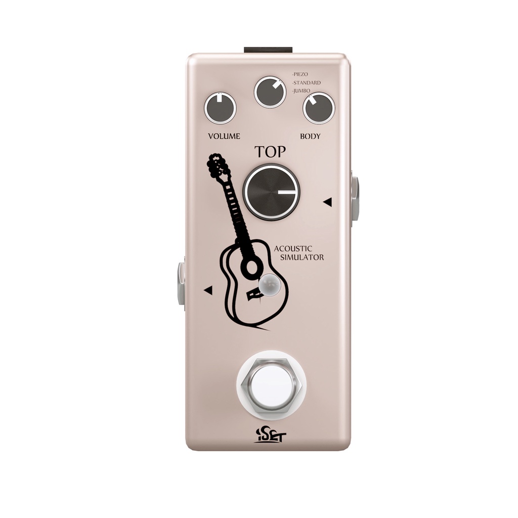 ISET PD-10 Acoustic Guitar Pedal Simulation Through Stompbox | Shopee Philippines