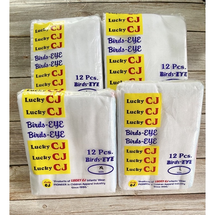 Lucky CJ Birdseye Cloth Baby Lampin Newborn COD White Color Girls Super ...