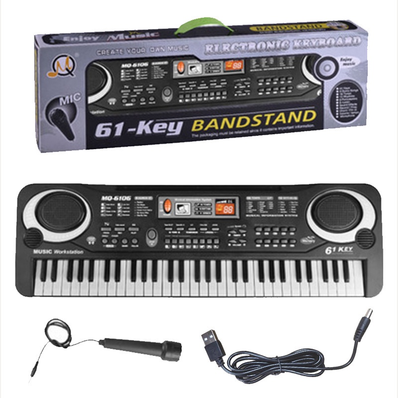 61keys Electronic Music Piano Keyboard 61Key Portable Musical ...