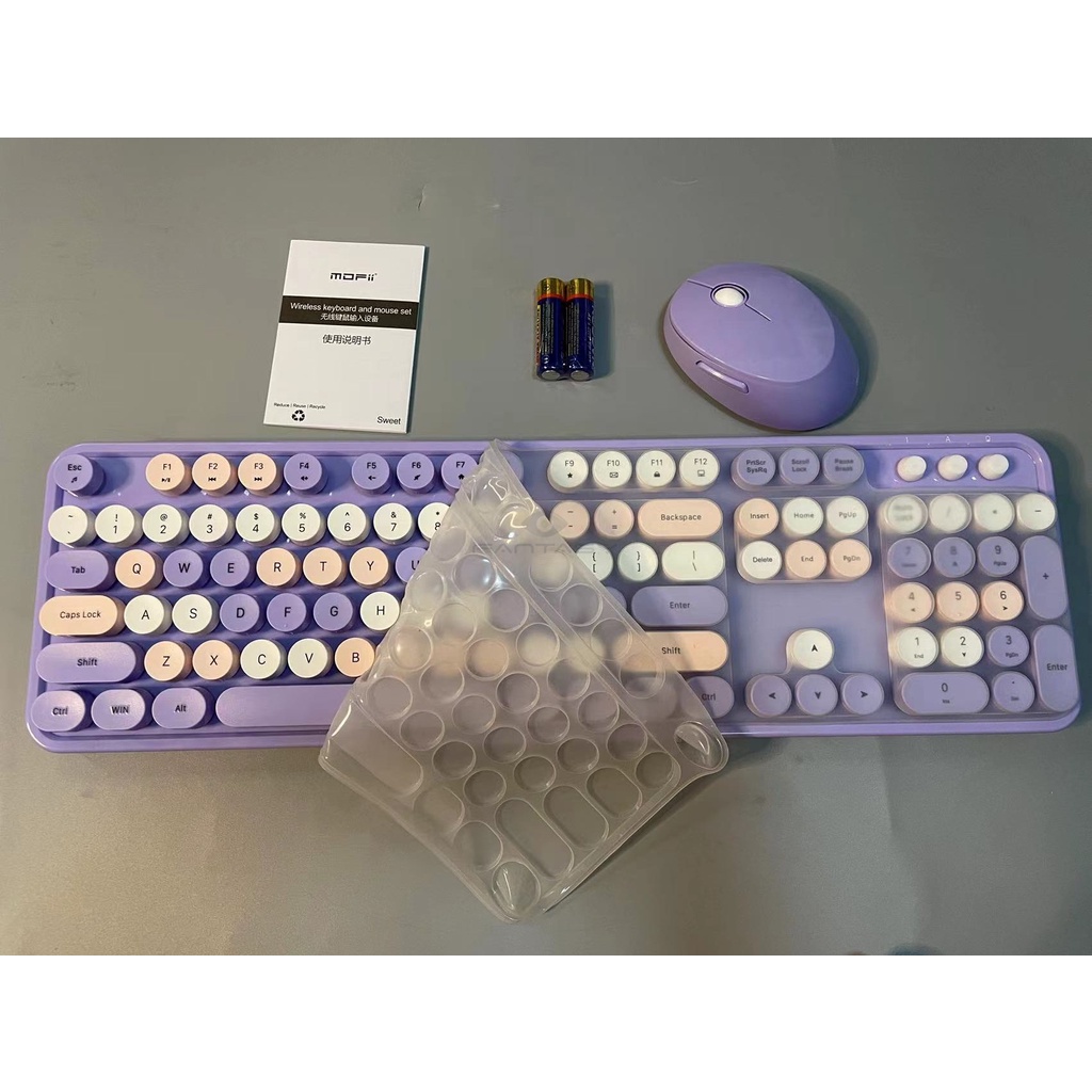 MOFii Exclusive Sweet Mixed 2.4g Wireless And Combo Gaming Keyboard Set ...