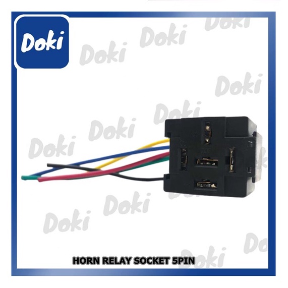 [DOKI MOTO] HORN RELAY SOCKET BLACK 5PIN | Shopee Philippines