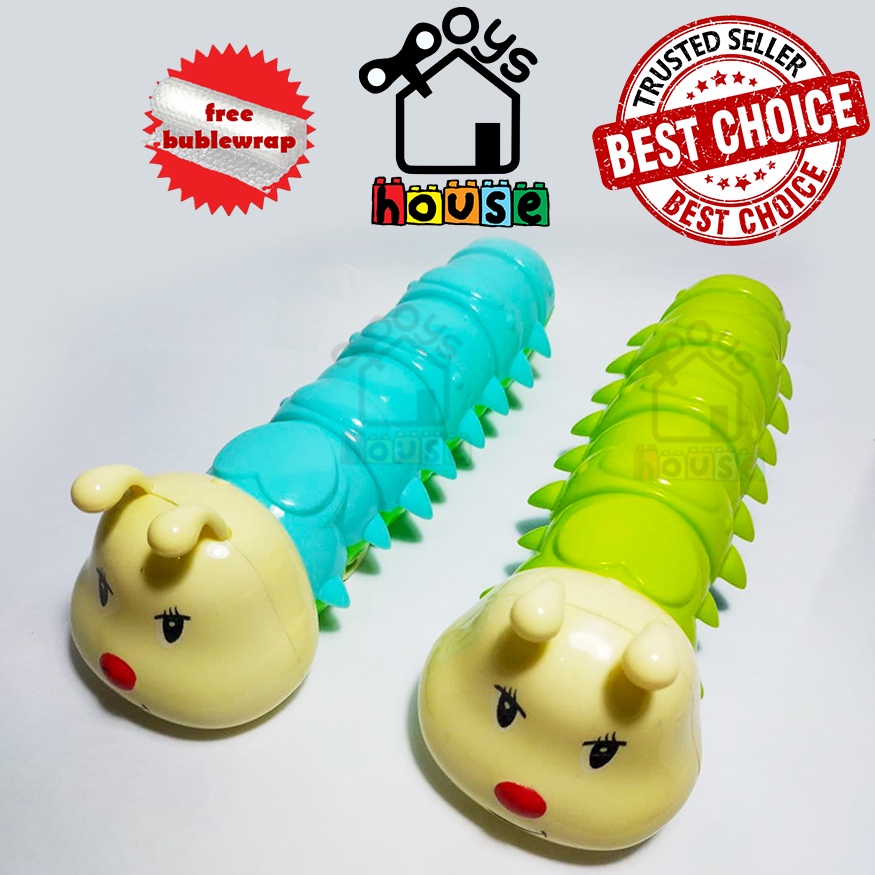 Jumbo Caterpillar Kids Toys Can Walk Pullback OCT 7233 | Shopee Philippines