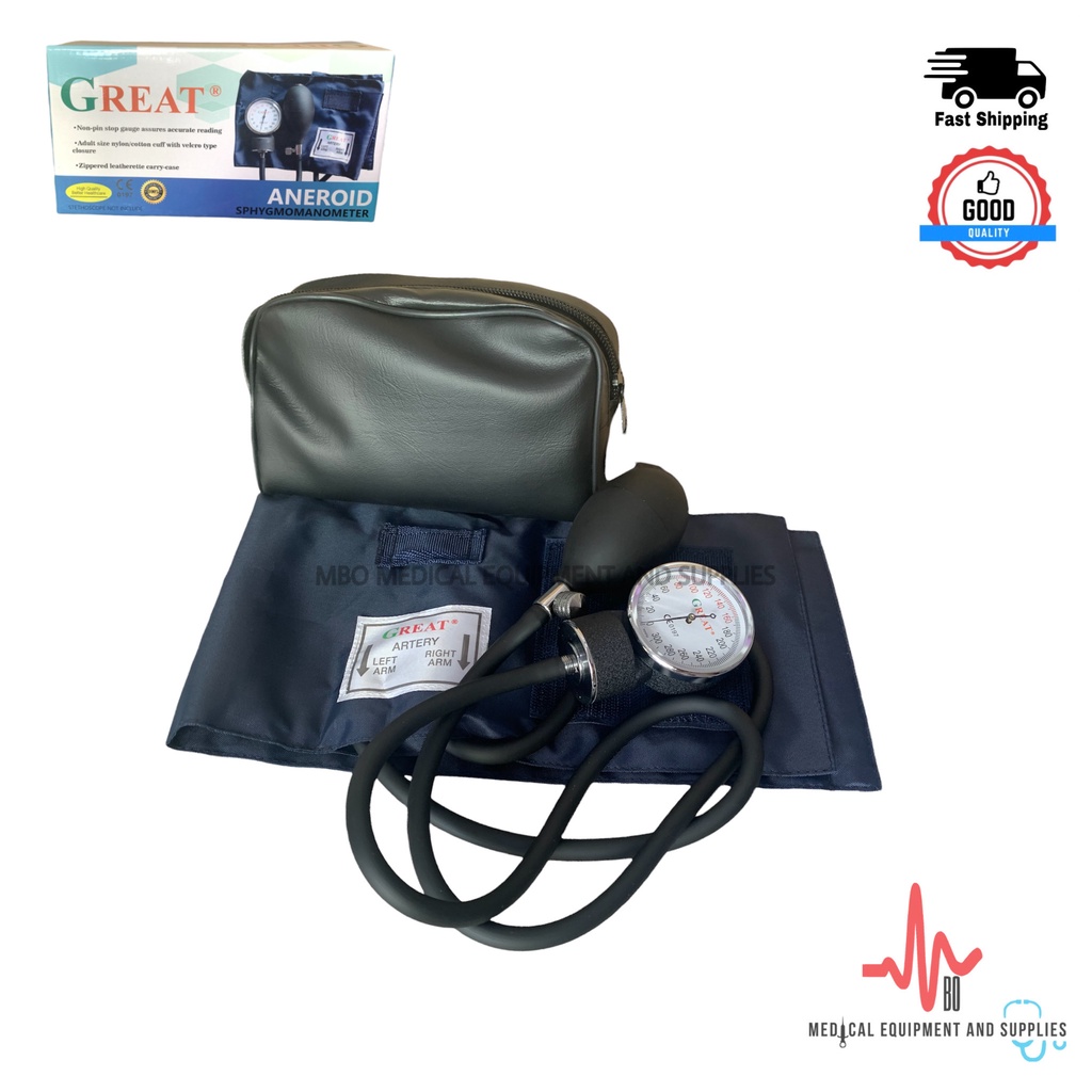 Indoplas/Partners/Great Aneroid Sphygmomanometer | Manual BP Monitor | Shopee Philippines