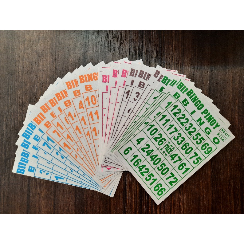 100 Pcs or 50pcs Bingo Pinoy Playing Card | Shopee Philippines