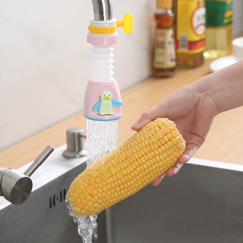 Penguin Adjustable Water Tap Extension Filter Shower Water Tap Bathroom ...