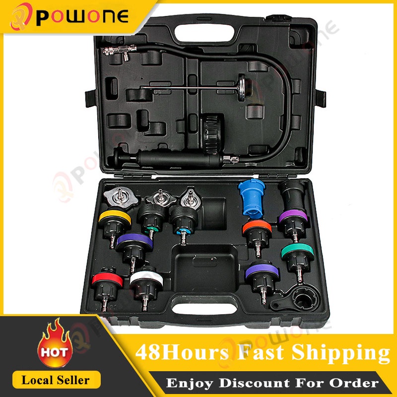 28pcs Universal Radiator Pressure Tester Vacuum Type Cooling System ...