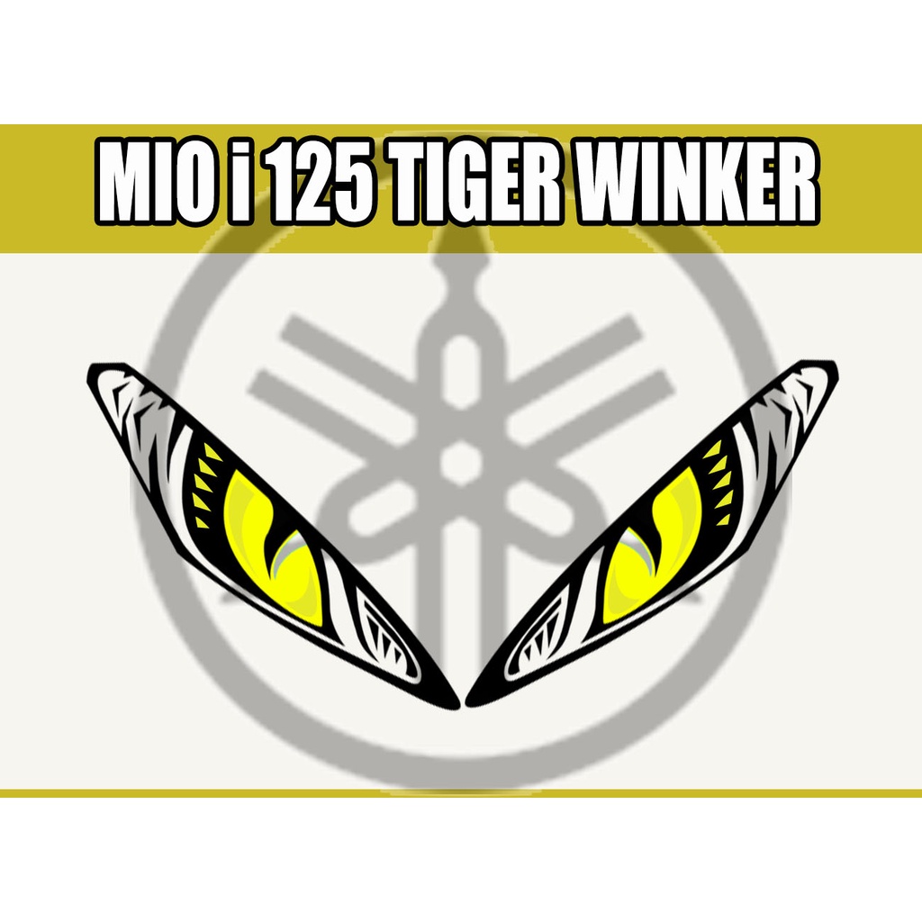 TIGER WINKER EYE/MOTOR ACCESSORIES - MOTOR STICKER/YAMAHA MIO i125 ...