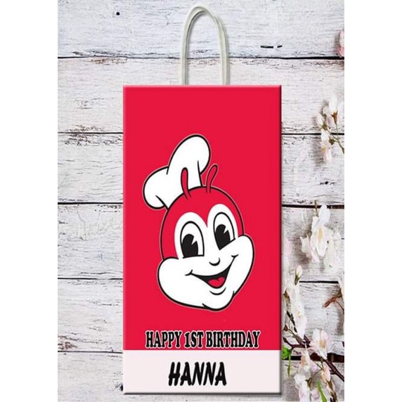 Jollibee Customize Lootbag sold per pack 10pcs. | Shopee Philippines