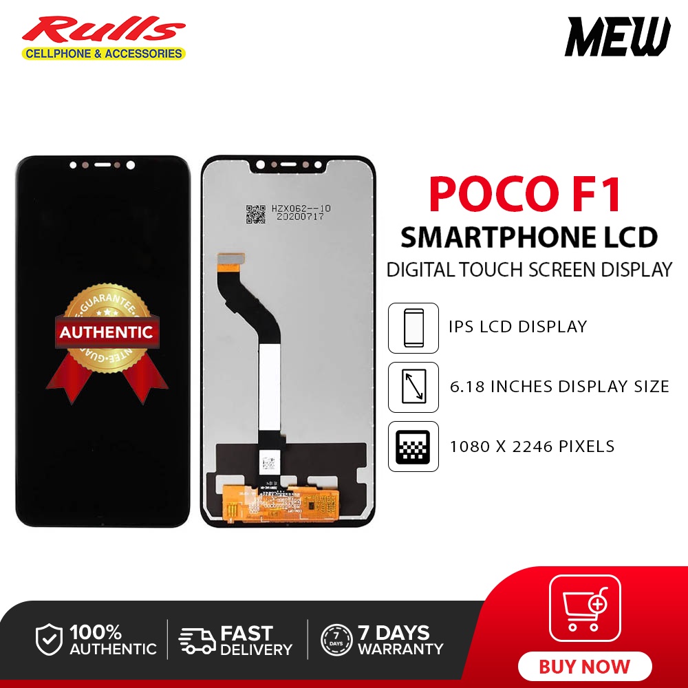 Smartphone LCD for Xiaomi Poco F1 Digital Touch Screen Display Frame ...