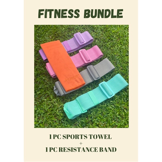 Towelite Fitness Bundle (Sports Towel + resistance band) | Shopee ...