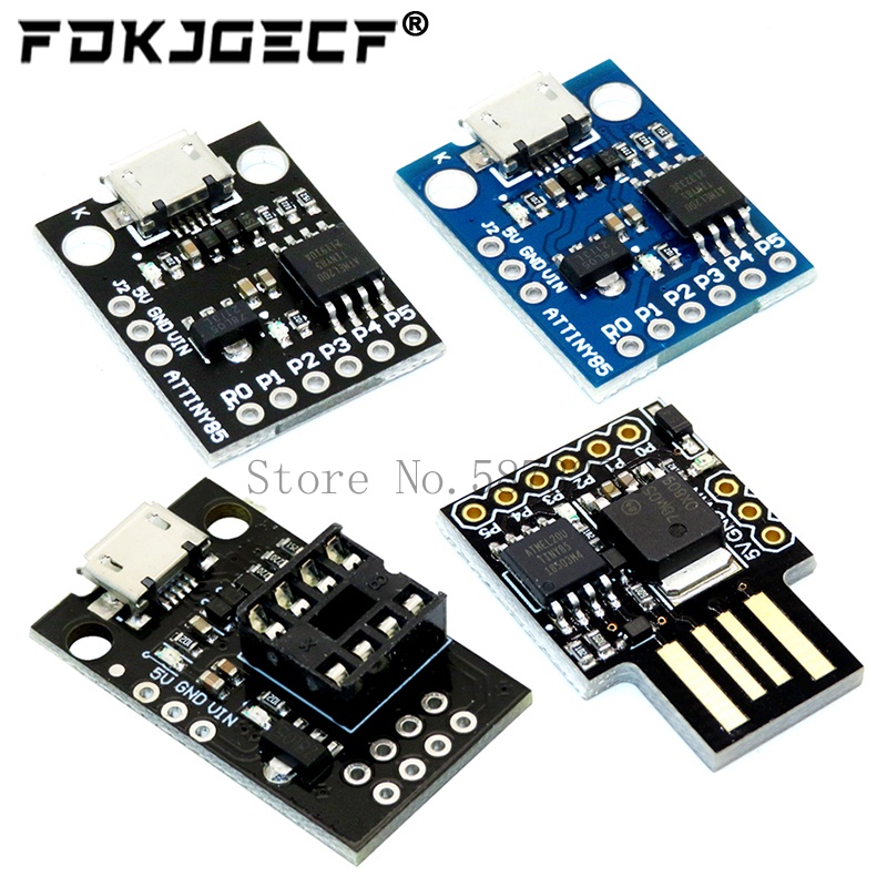 Digispark kickstarter development board ATTINY85 module for Arduino USB | Shopee Philippines