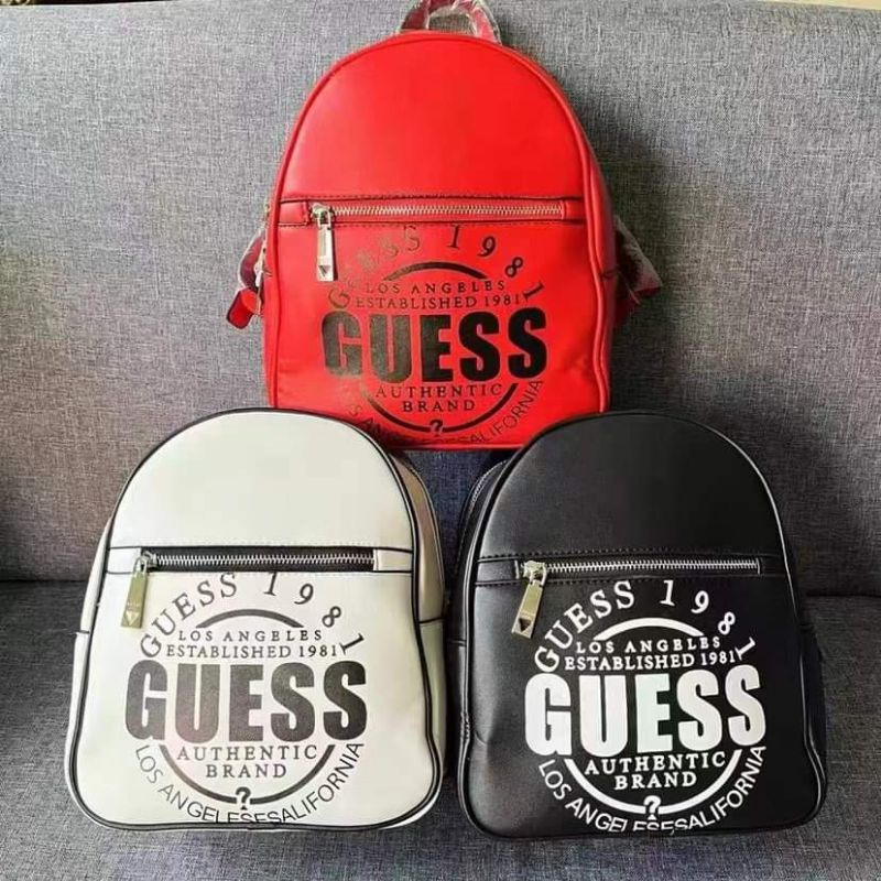 G UESS BACKPACK (MALL QUALITY) | Shopee Philippines