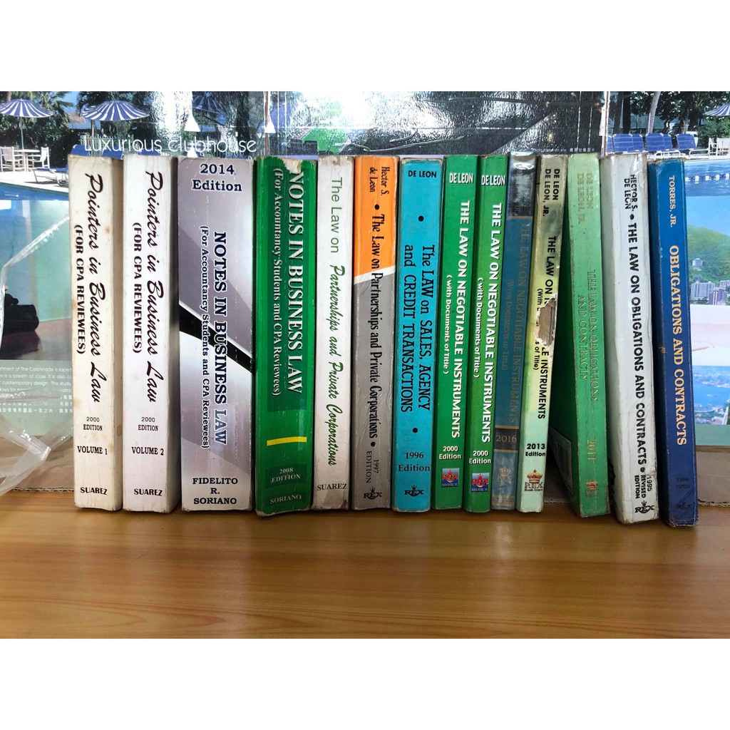 MR 37 BUSINESS LAW REFERENCE BOOKS (Pre-loved) | Shopee Philippines