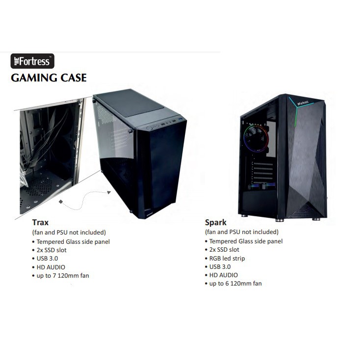 FLRCC FORTRESS GAMING CASE | Shopee Philippines