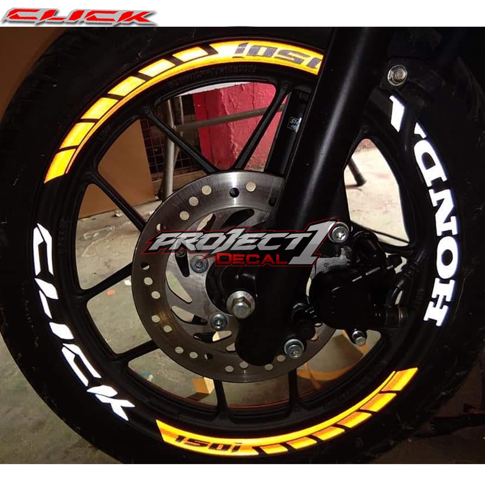 HONDA CLICK 125i/150i REFLECTORIZE MAGS STICKER ( PAIR ) | Shopee ...
