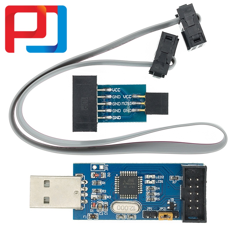 Arduino Usbasp Usbisp Avr Programmer Usb Isp Usb Asp Atmega8 Atmega128 Support Win7 64k 10pin To
