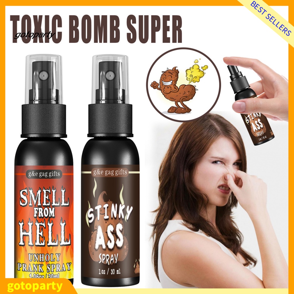 gotoparty| Lightweight Poop Spray Liquid Fart Gag Prank Joke Spray ...