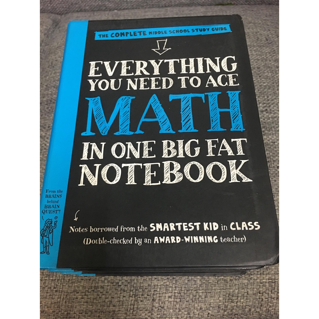 Everything You need to Ace Math in One Big Fat notebook | Shopee ...