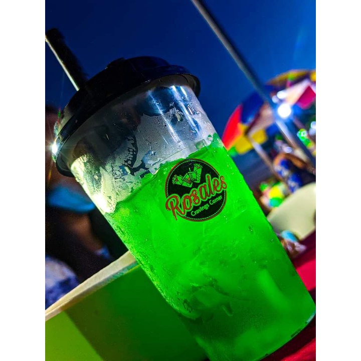 WATERPROOF MILKTEA COFFEE CUP CLEAR VINYL/WHITE VINYL STICKER LABEL ...